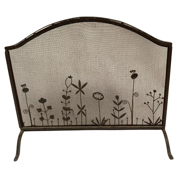 1970's Métal Fire Screen | Vinterior