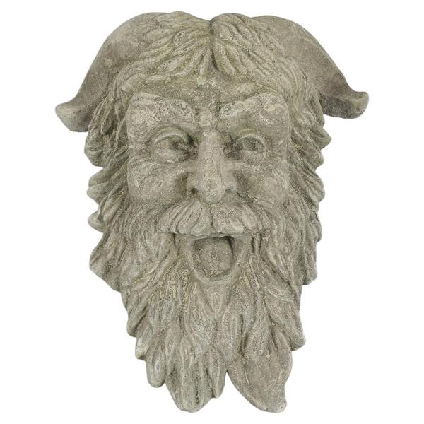 Large And Heavy Devil Wall Mask In Concrete, 1930s Art Deco | Vinterior