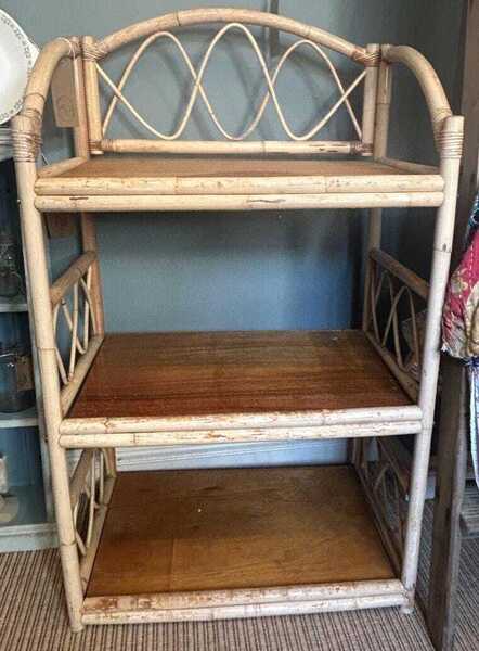 Vintage Bamboo Shelves (Small) | Vinterior