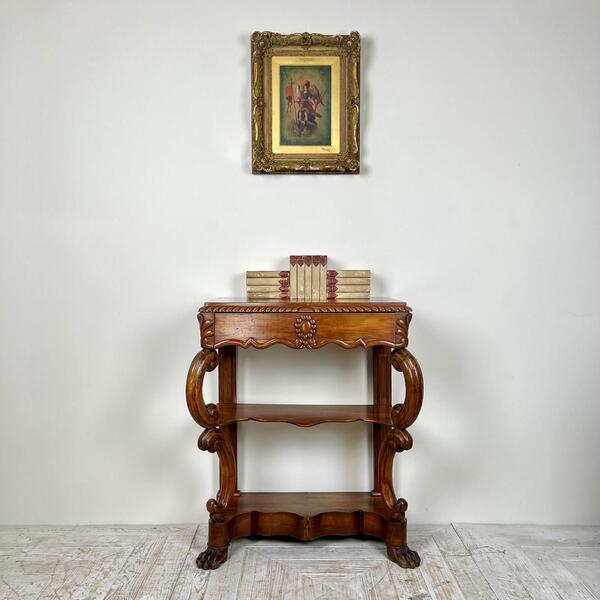 A 19th Century Walnut Console Table | Vinterior