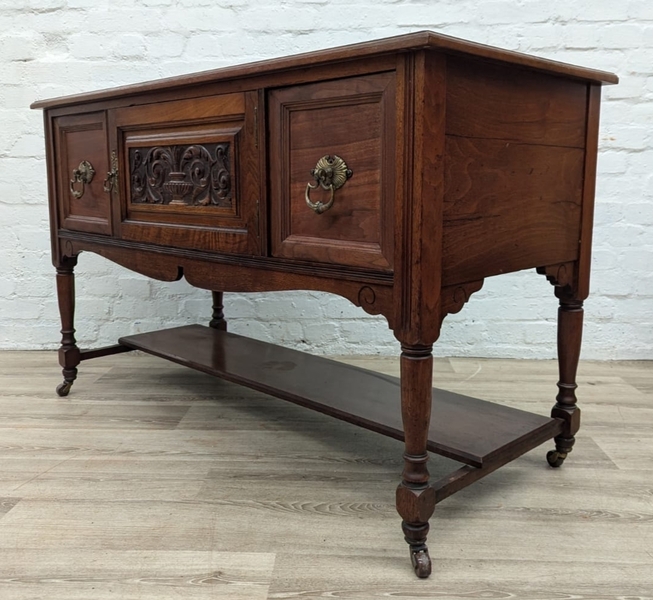 Edwardian Mahogany Sideboard Hall Table | Vinterior