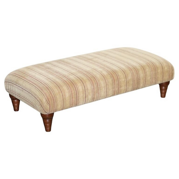 Vintage Parker Knoll Fabric Footstool Ottoman Matching Sofa Available ...