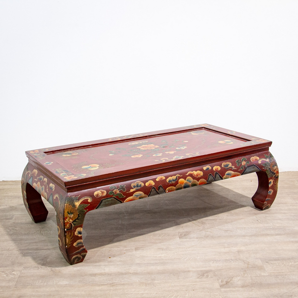 Chinoiserie Low Painted Opium Coffee Table | Vinterior