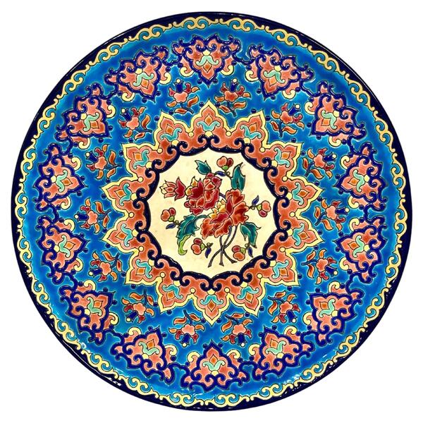 Hand Painted Longwy Centerpiece, Circa 1950 | Vinterior