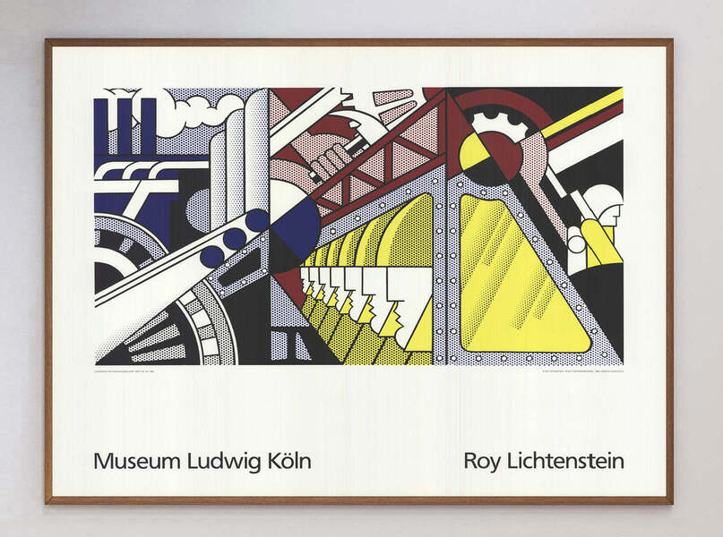 Roy Lichtenstein Museum Ludwig Koln" Original Vintage Poster" | Roy ...