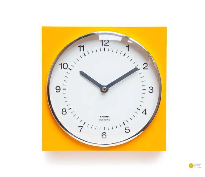 1973 Krups Wall Clock Space Age Mid Century Modernism Germany Bauhaus ...
