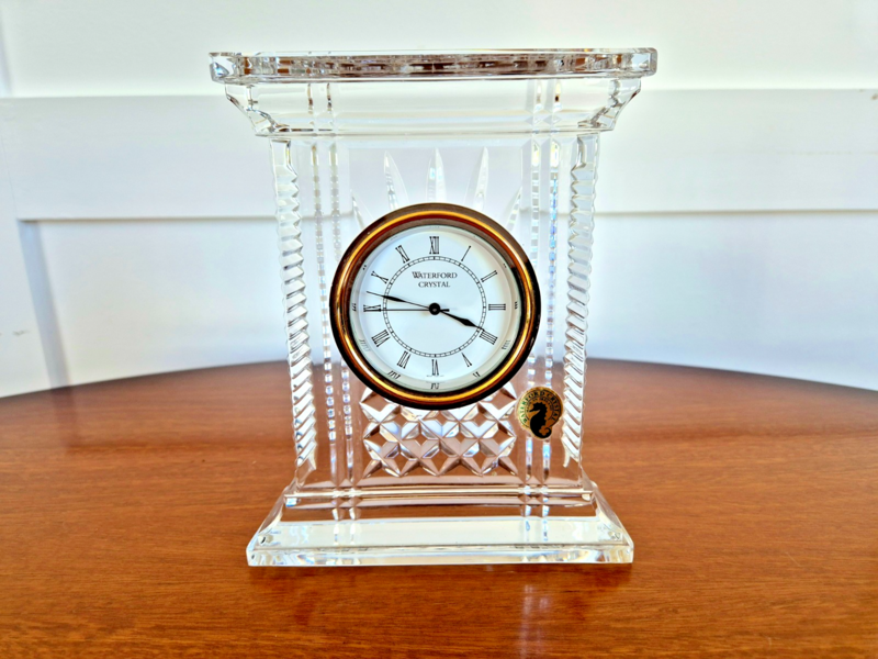 Waterford Crystal Boxed Time Piece Atrium Mantel Clock | Vinterior