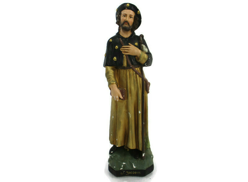 Saint Jacob James The Great Plaster Statue Pilgrim Apostle Martyr ...