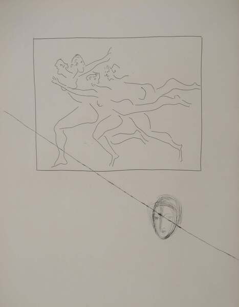 Pablo Picassométarmorphoses D'ovide, The Escape Original Etching (Baer ...