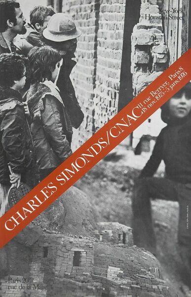 Charles Simonds Houston Street Poster Dwellings Sculptures Exhibition ...