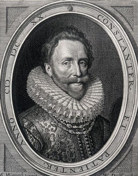 Early 17th Century Engraving Of Dudley Carleton Viscount Dorchester By ...