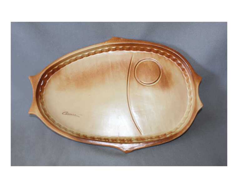 Very Large Vintage Ceramic Serving Fish Platter, Serving Plate, Charger ...