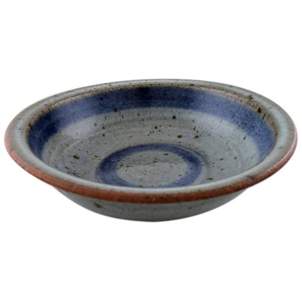 Helle Alpass (1932 2000), Low Bowl Of Glazed Stoneware In Beautiful ...