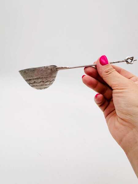 Vintage Hammered Aluminium Water Ladle, African Handmade Art | Vinterior