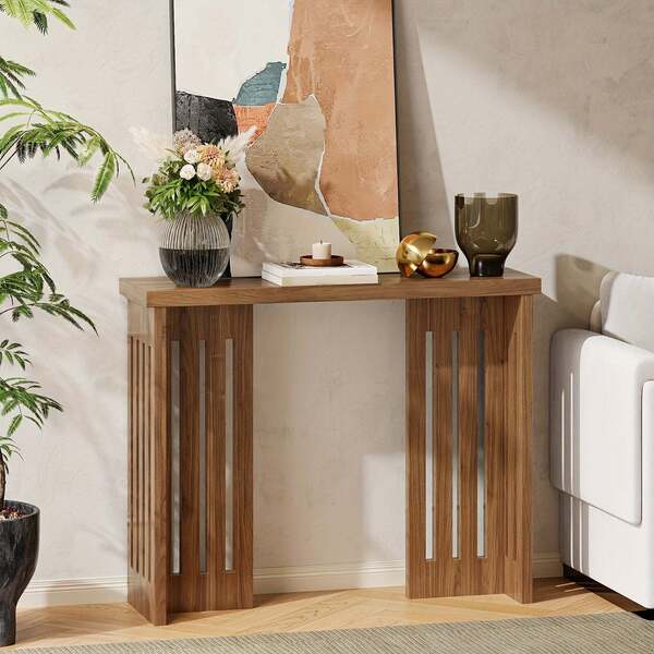 Modern Farmhouse Narrow Console Table | Vinterior