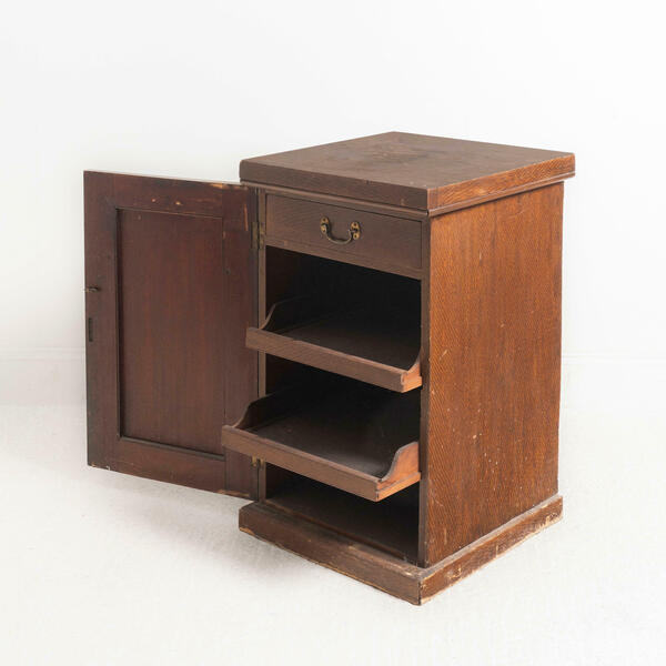 Original Painted Pedestal, 1800s | Vinterior