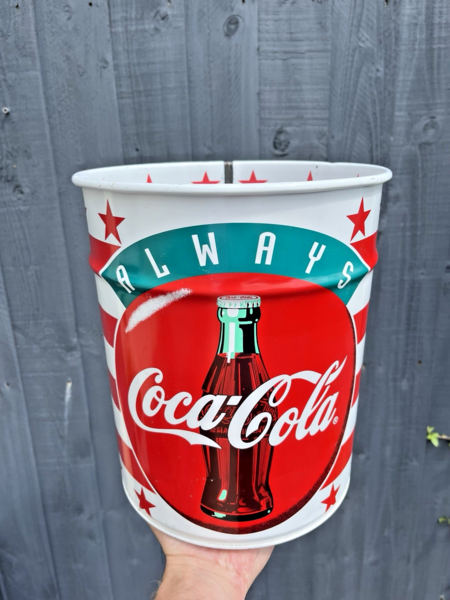 Rare Vintage 1994 Always Coca Cola 90's Drinks Advertising Metal Waste ...