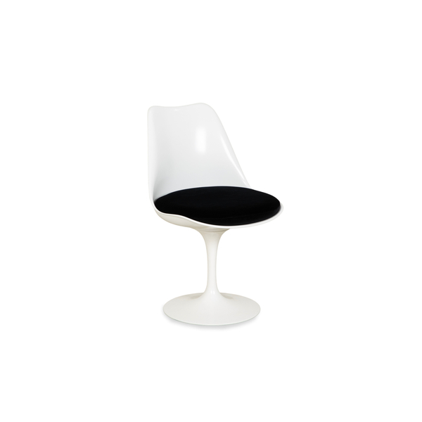 Knoll International Saarinen Tulip Plastic Chair White Original | Vinterior