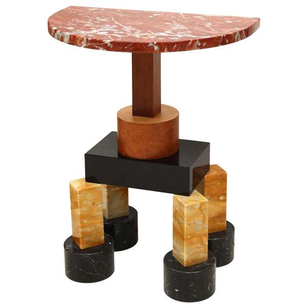 Ettore Sottsass Contemporary Modern "Demistella" Marble Italian Console ...