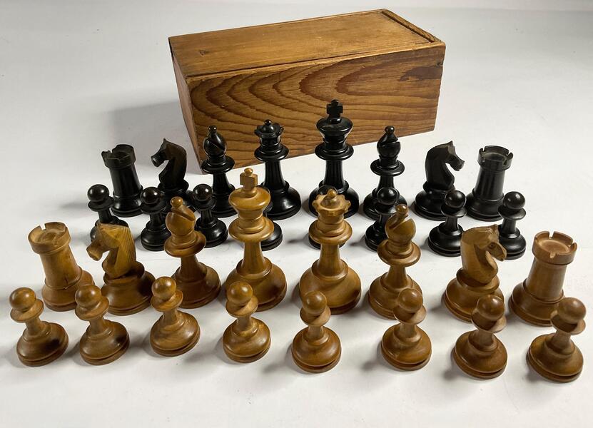 Antique Chess Set C1900. | Vinterior