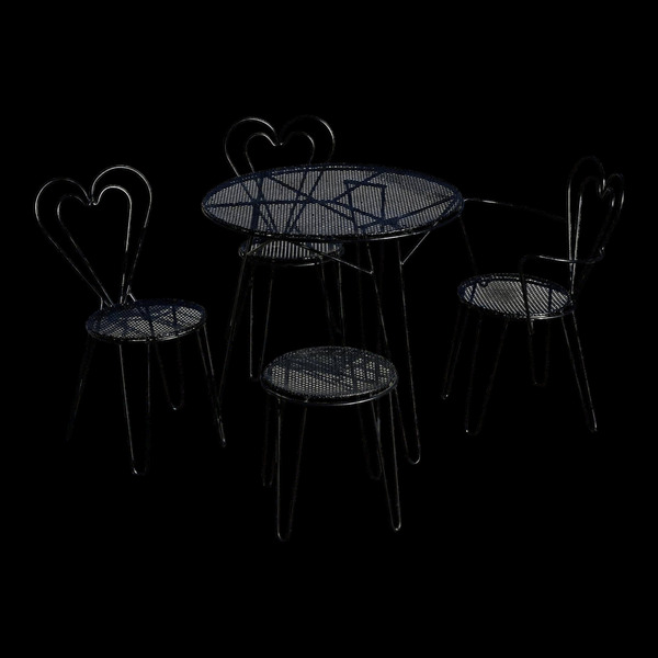 Mathieu Matégot Garden Furniture In Wrought Iron 1950 | Mathieu Matégot ...