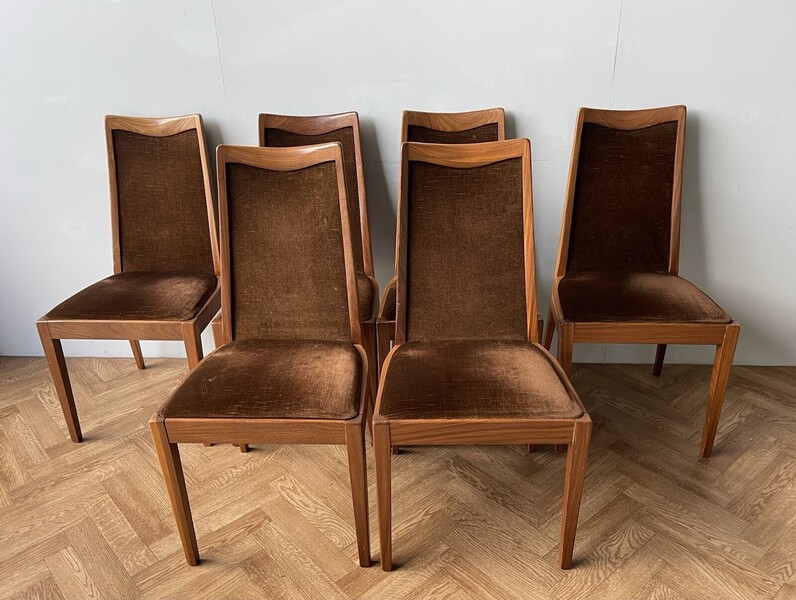 G Plan Fresco Vintage Teak Large Dining Chairs X 6 | G Plan | Vinterior