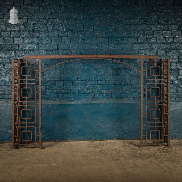 Porch Canopy Structure, Geometric Square Design | Vinterior