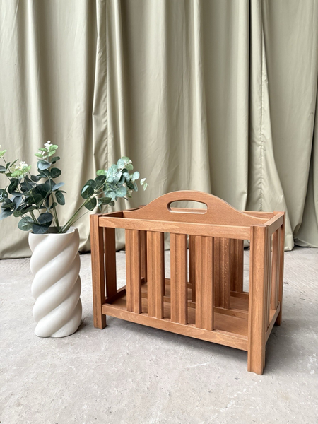 Vtg Mid Century Magazine Rack Records Vinyl Danish Scandi Retro R952 ...
