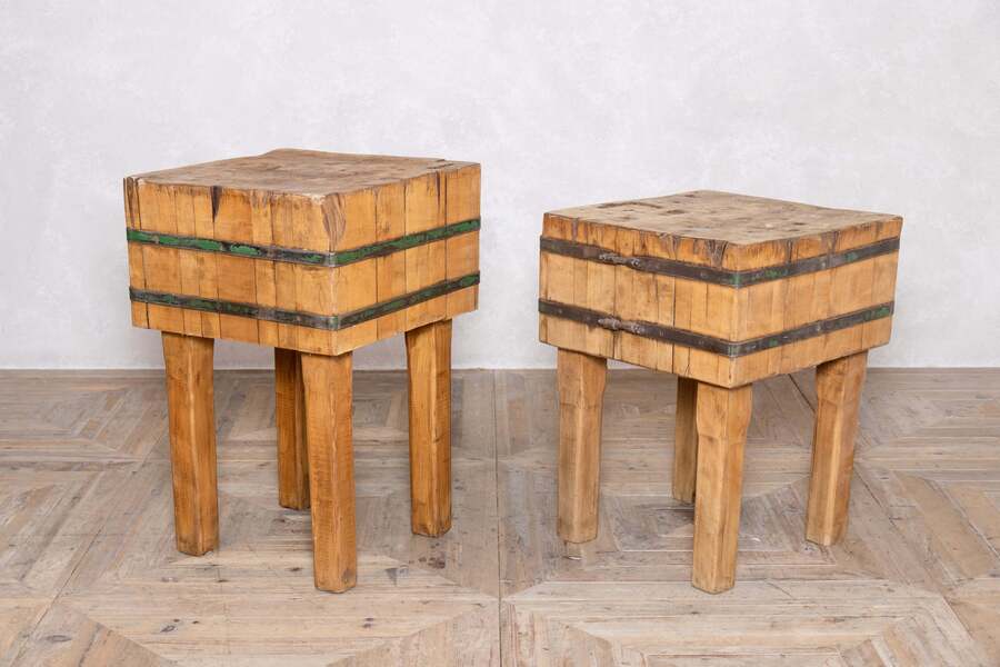 Vintage Butcher's Chopping Block | Vinterior