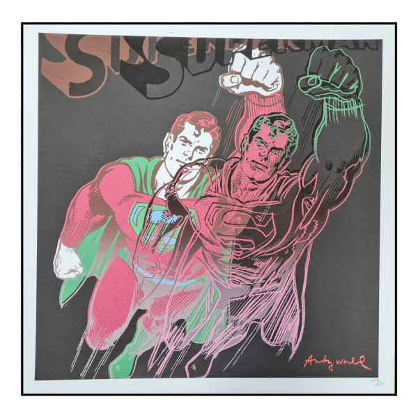 Andy Warhol — Superman, Executed In The 1980s. Fine Lithograph | Andy ...