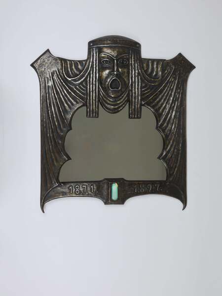 Vienna Secession Art Nouveau Gustav Klimt Attr „Tragedy“ Theater Wall ...