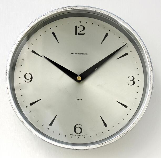Vintage English Clock Systems Wall Clock 24cm Retro Clock Mid Century ...
