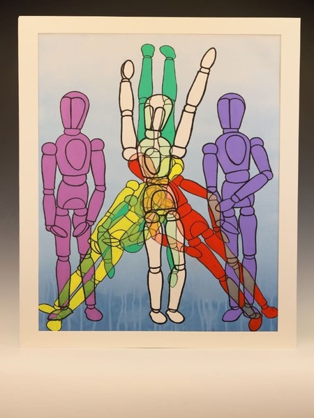 Derek Carruthers (1935–2021) – Untitled (Chromatic Mannequin Figures ...