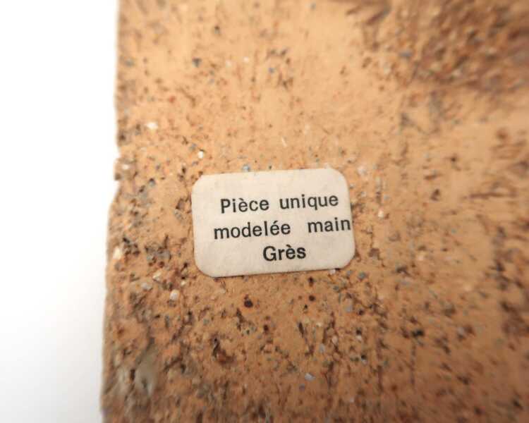 French Stoneware Ceramic Wall Hanging Sculpture By Les Argonautes, Bird ...