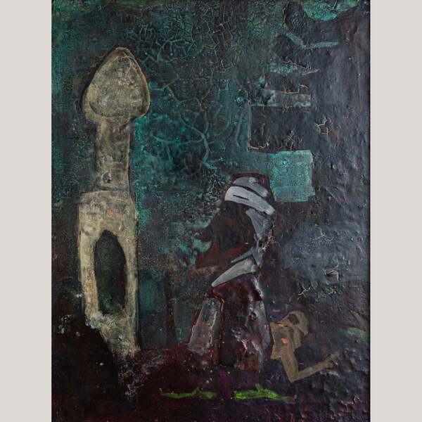 Symbolic Figure Composition – Circle Of Hamed Nada (Egyptian, 1924–1990 ...