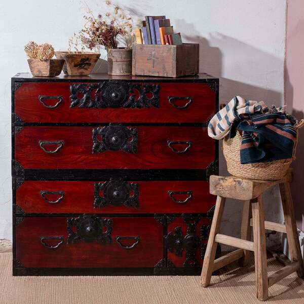 Isho Kasane Dansu From Sendai, Japan 19th Century | Vinterior