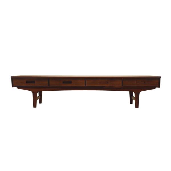 Walnut Lowboard, Danish Design, 1970s, Manufactured In Denmark | Vinterior
