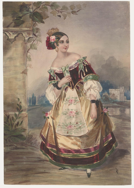 After Fanny Corbaux (1812 1883) 19th Century Watercolour, Emma ...
