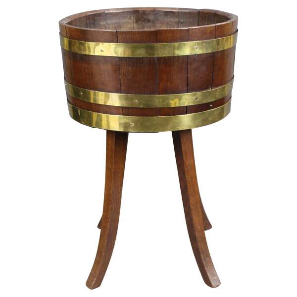 Georgian Brass Bound Oak Cellaret | Vinterior