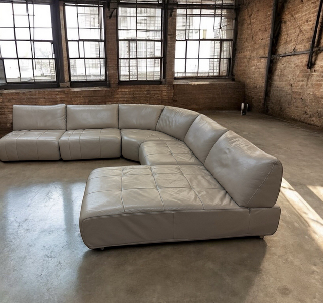 Vintage Modular Leather Sofa 1960s 70s Heals Timothy Oulton De Sade ...