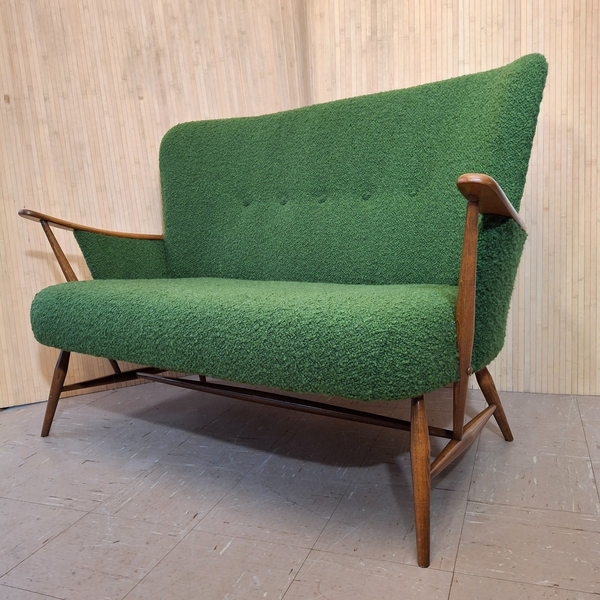 Fab Vintage Reworked Ercol Evergreen 2 Seater Sofa Settee Designers ...