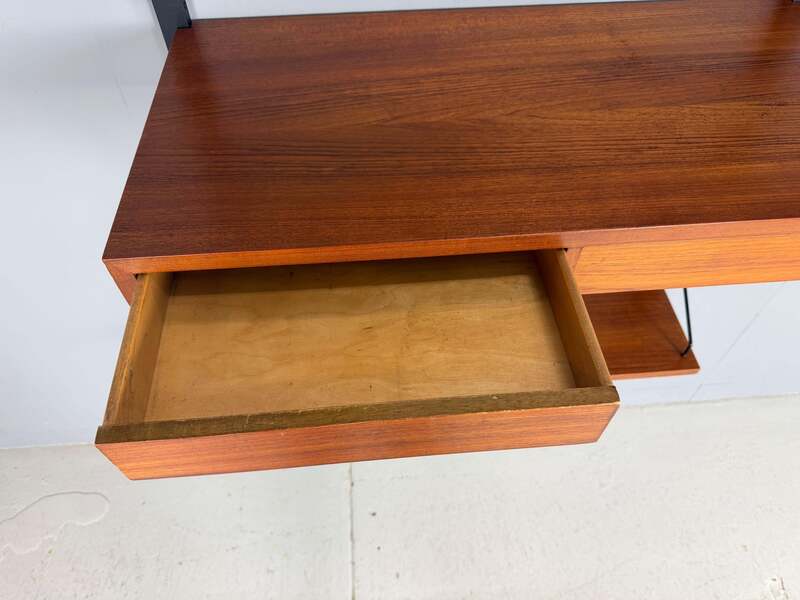 Poul Cadovius Mid Century Modern Modular Teak Wall Unit Shelving For ...