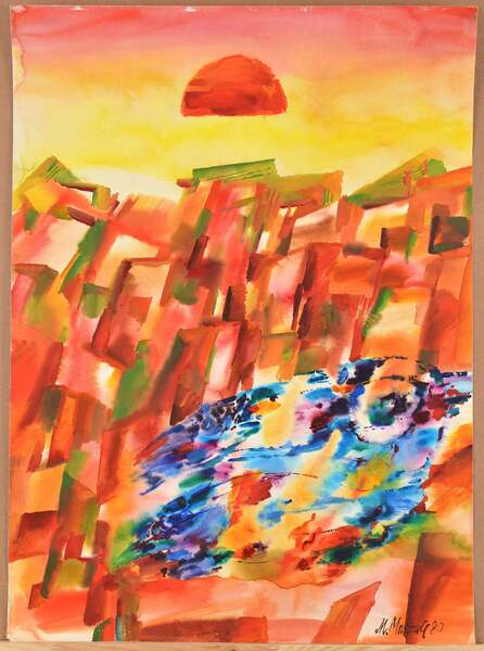 Malda Muizulechanged World. Paper, Watercolor, 60x80 Cm1980 | Vinterior