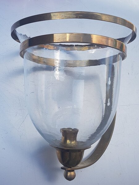 Ship Candlestick With Brass Wall Mount | Vinterior