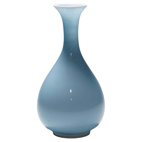 Tomaso Buzzi For Venini Vase In Light Blue And Lattimo Glass Ca. 1933 ...