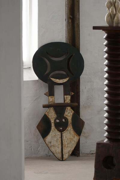 20th Century, Carved Wood Nafana Bedu Plank Mask, Tribal Art ...