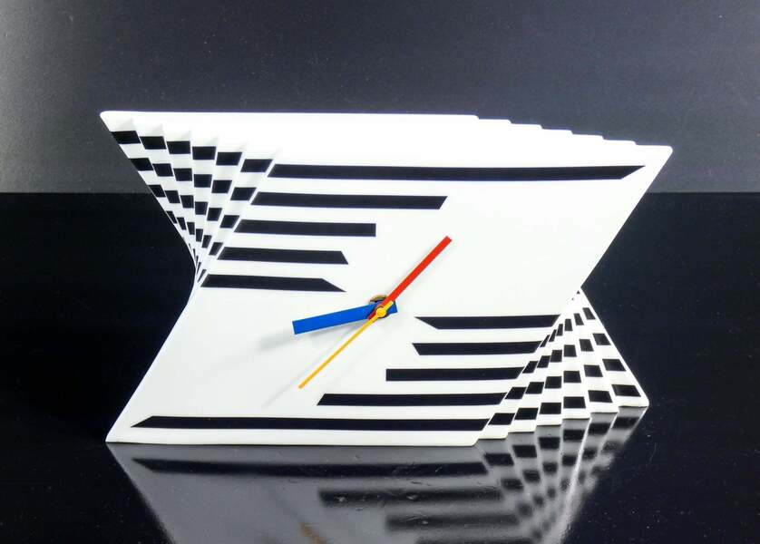 Time Stripes Table Clock, Design Marcello Morandini For Rosenthal ...