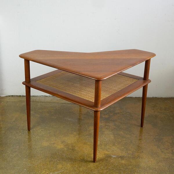 Scandinavian Modern Teak Side Table Minerva By Peter Hvidt For Soborg ...