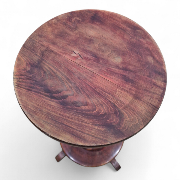 Pedestal Plant Display Stand Antique Carved Coloumn Mahogany And Pine ...