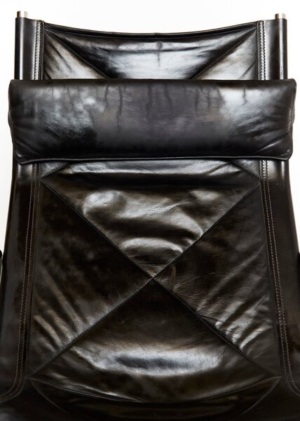 Vintage He1106 Armchair & He1104 Footstool By Hans Eichenberger For ...